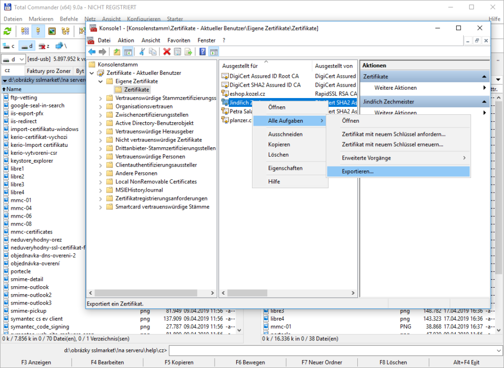 Document Signing Zertifikate und S/MIME-Zertifikate installieren - iRepair IT GmbH